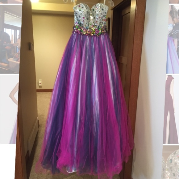 Night Moves Prom Collection | Dresses | Multicolor Ball Gown Prom Dress ...